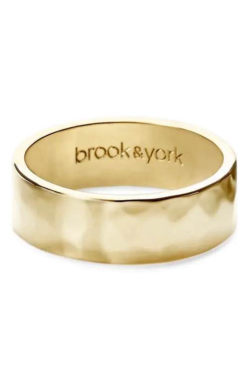 BROOK & YORK Maren Hammered Band Ring