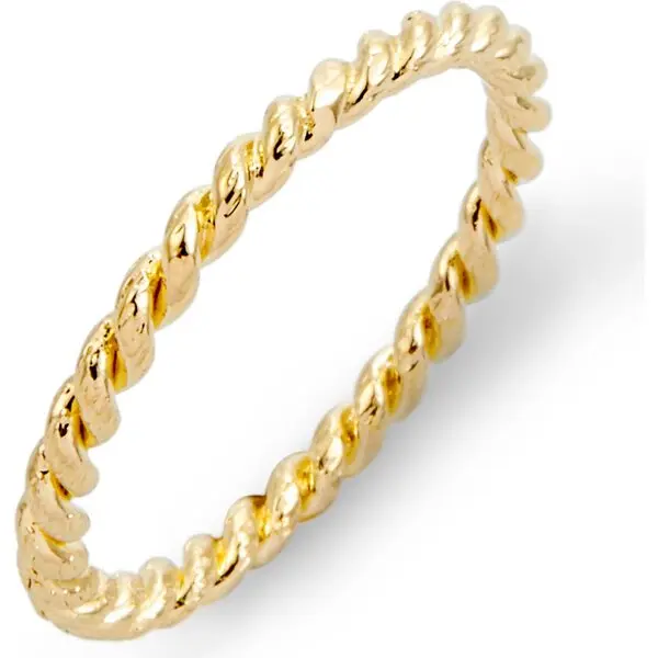 BROOK & YORK Liv Rope Ring - Gold