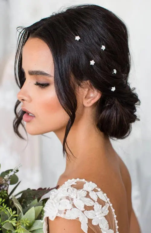 Brides & Hairpins Danai Set Of 5 Hair Pins - Gold