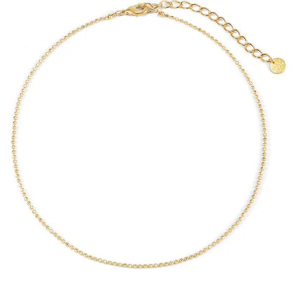 BROOK & YORK Mae Bead Chain Choker - Gold