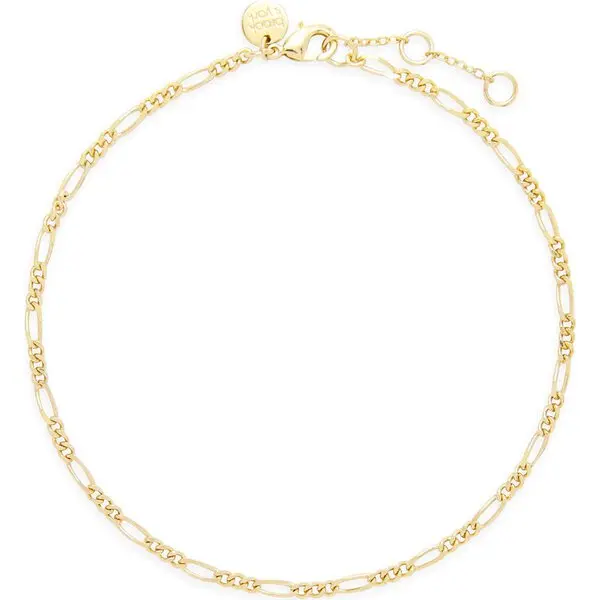 BROOK & YORK Lennon Figaro Chain Anklet - Gold