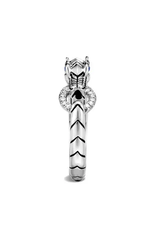 John Hardy Legends Naga Diamond Ring