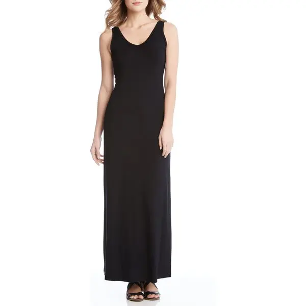 Karen Kane Alana Jersey Maxi Dress - Black