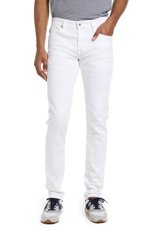 Ag Dylan Extra Slim-fit Ripped Jeans - White Smoke