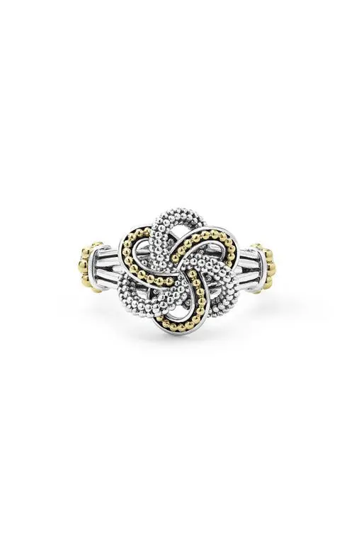 Lagos Love Knot Ring - Two-tone