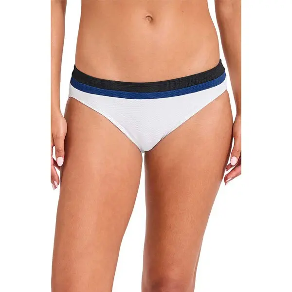 Tommy Bahama Island Cays Colorblock Hipster Swim Bottoms - White