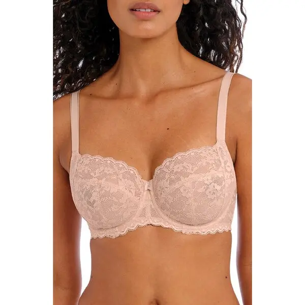 Freya Offbeat Underwire Side Support Bra - Natbge
