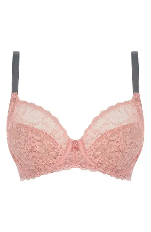 Freya Offbeat Underwire Side Support Bra - Rosehip