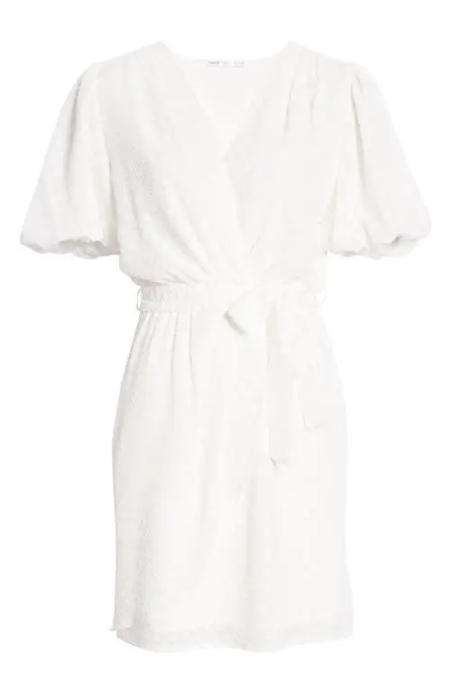 Fraiche By J Dot Jacquard Faux Wrap Dress