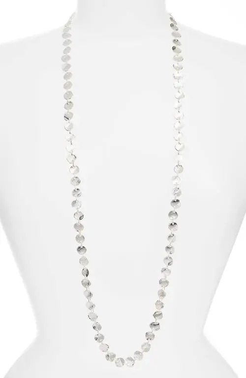 KARINE SULTAN Sophia Long Necklace - Silver