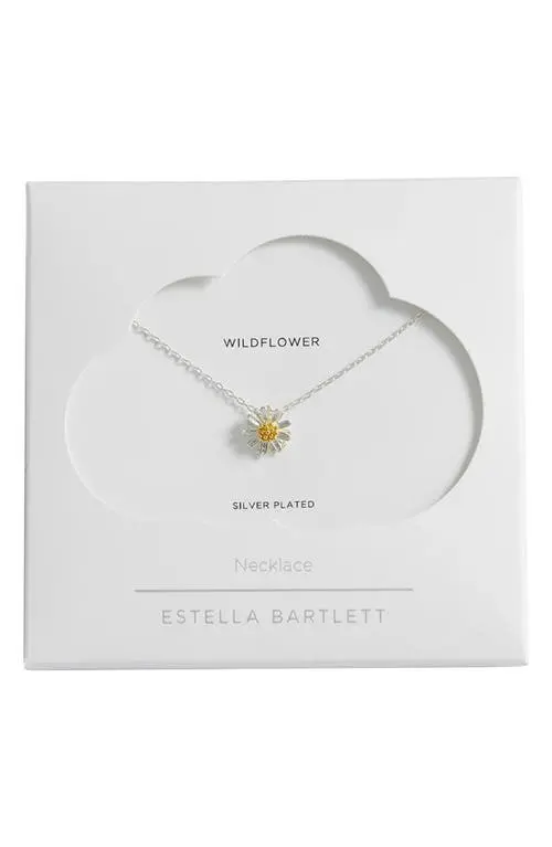 Estée Lauder Wildflower Pendant Necklace - Silver