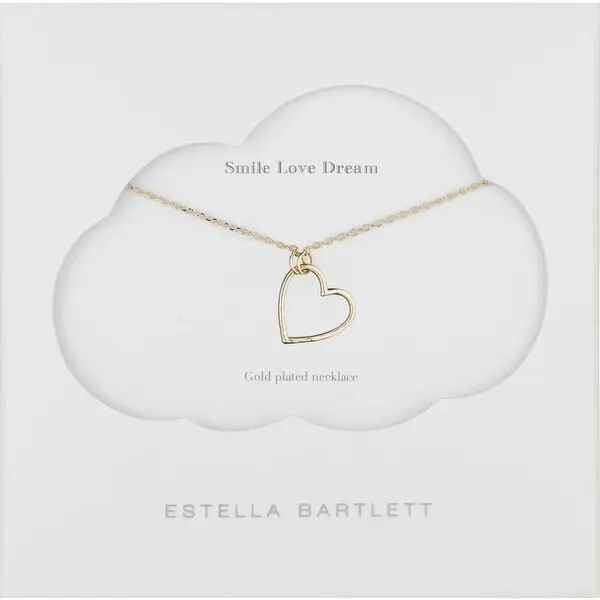Estée Lauder Open Heart Charm Necklace - Gold