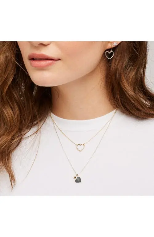 Estée Lauder Open Heart Charm Necklace