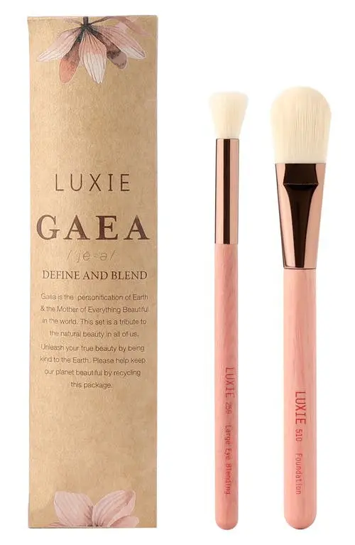 LUXIE Gaea Define & Blend Brush Set - No Color