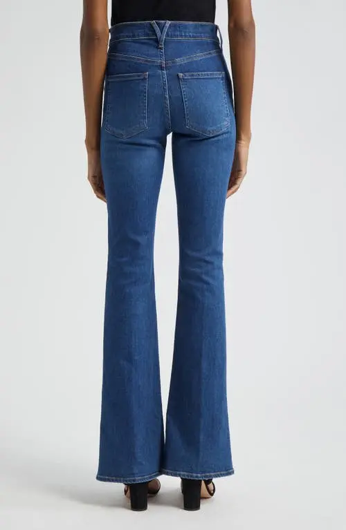 Veronica Beard Beverly High-rise Flare Jeans - Bright Blue