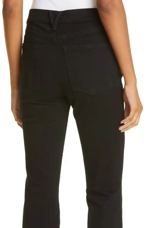 Veronica Beard Beverly High-waist Flare Leg Jeans - Onyx