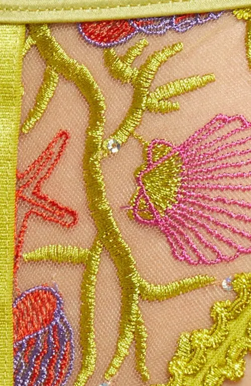 KILO BRAVA Embroidered Garter Belt