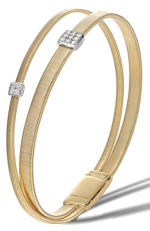 Marco Bicego Masai Pavé Diamond Bracelet - Yellow Gold