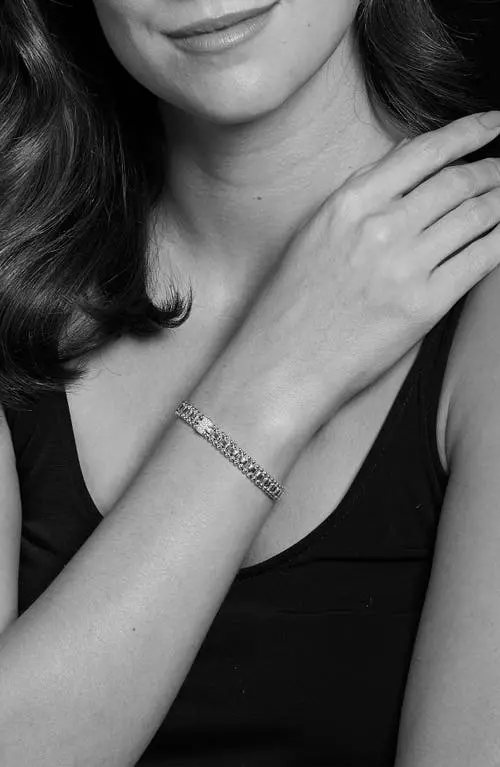 Lagos Caviar Spark Diamond Station Bracelet - Silver/diamond