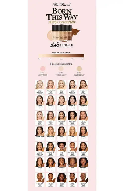 TOO FACED Born This Way Super Coverage Concealer - Sable