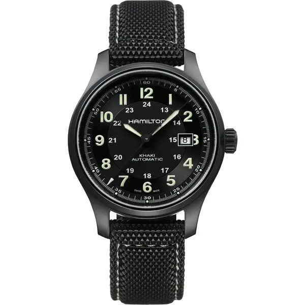 Hamilton Khaki Field Automatic Watch - Black