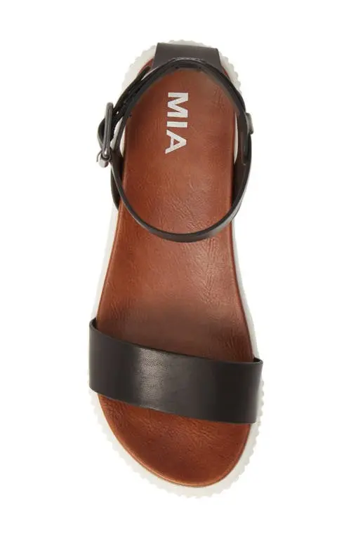 Mia Lunna Platform Sandal - Black