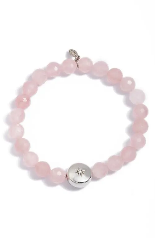 Anzie Boheme Beaded Bracelet - Rose Quartz