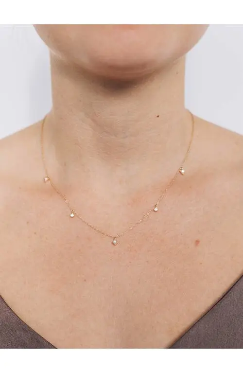 Anzie Cleo Diamond Dangle Necklace