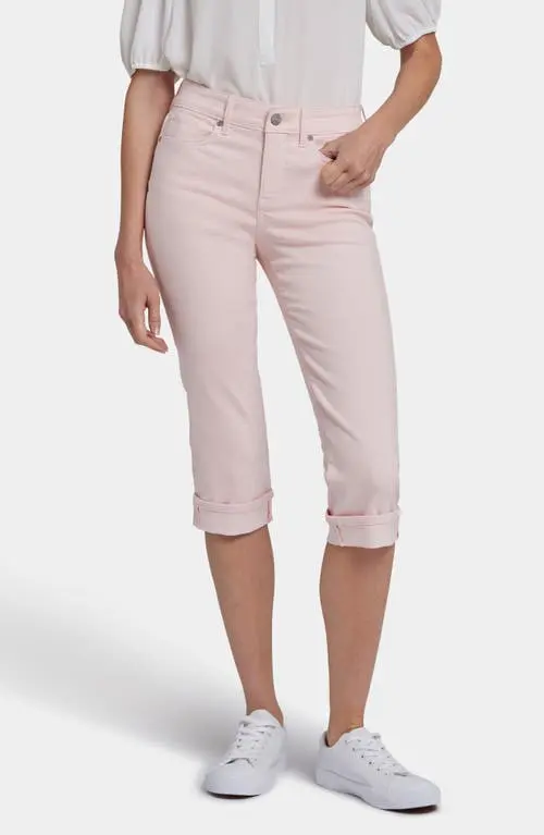 NYDJ Marilyn Straight Leg Capri Jeans - Crystal Pink
