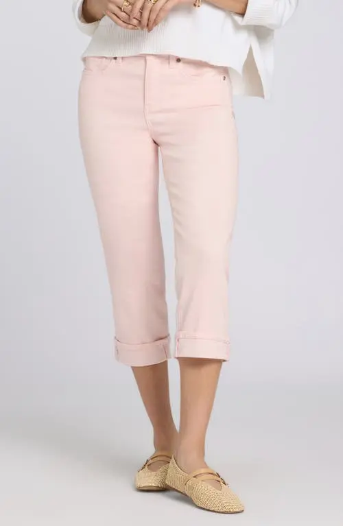 NYDJ Marilyn Straight Leg Capri Jeans - Pink Dogwood