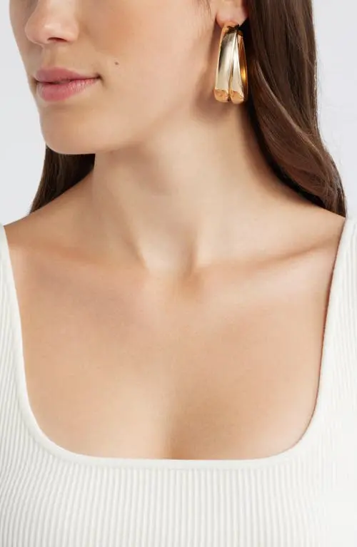 OPEN EDIT Split Hoop Earrings