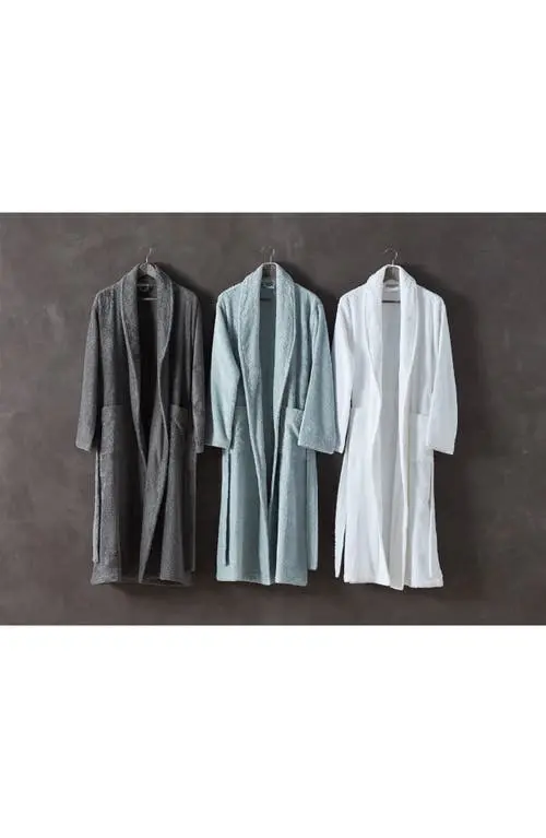 COYUCHI Gender Inclusive Cloud Loom™ Organic Cotton Robe - Alpine White