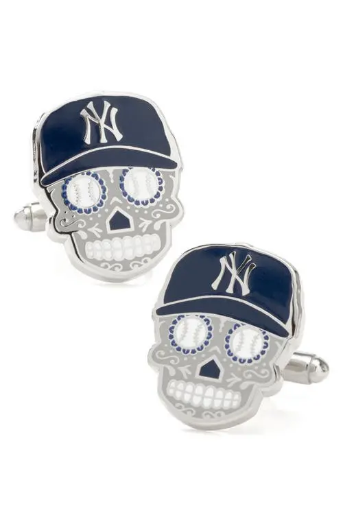 CUFFLINKS, INC. Yankees Sugar Skull - Gray