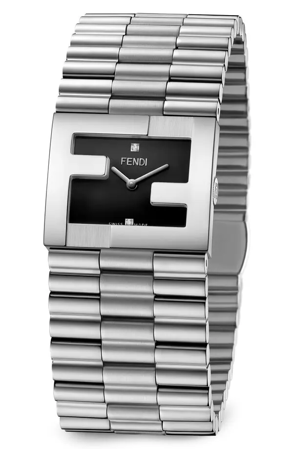 Fendi Mania Bracelet Watch - Stainless Steel | Editorialist display picture 2