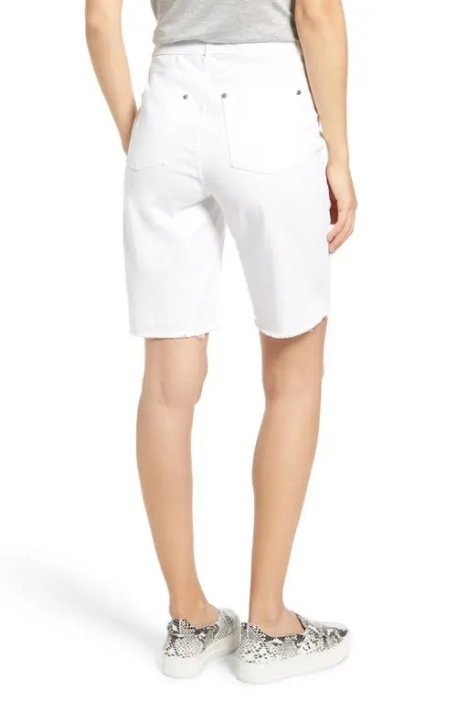 Hue High Waist Bermuda Denim Shorts