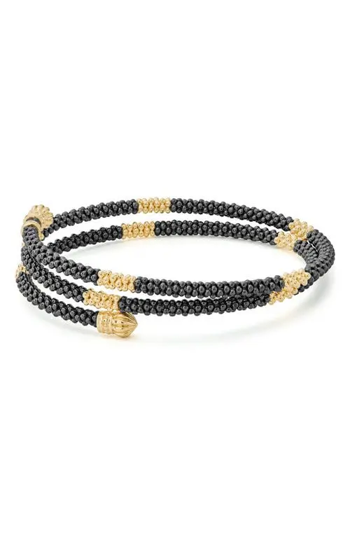 Lagos Black Caviar Coil Bracelet
