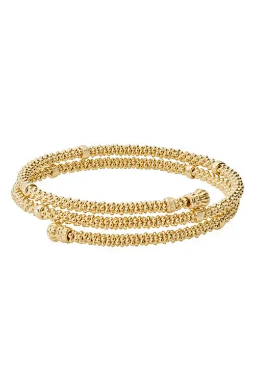 Lagos Caviar Coil Bracelet - Gold