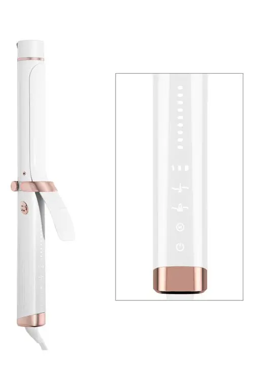 T3 Curl Id 1.25-inch Smart Curling Iron With Interactive Touch Interface - White