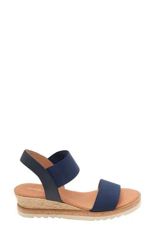 Andre Assous Neveah Espadrille Sandal - Navy/navy