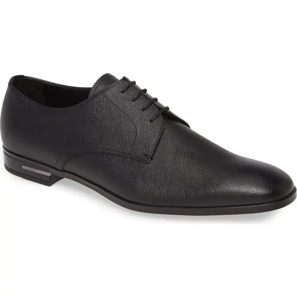 Prada Plain Toe Derby - Nero