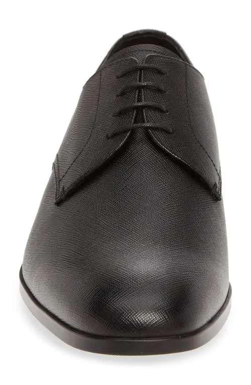 Prada Plain Toe Derby - Nero