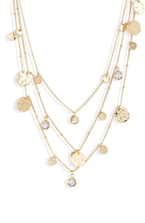 Ettika Set Of 3 Disc Necklaces