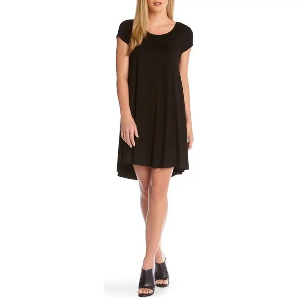 Karen Kane Maggie Cap-sleeve Dress - Black