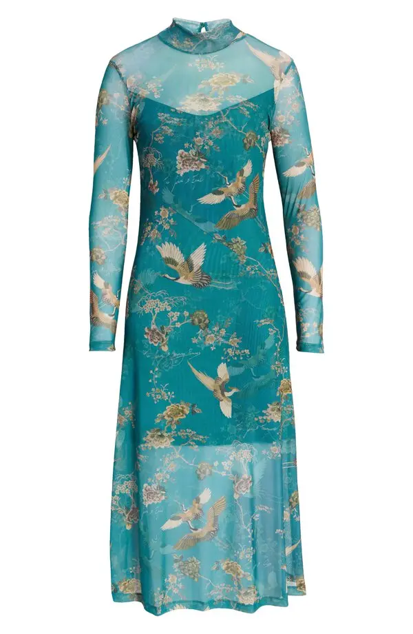 all saints dress green Knee Length Green Party Dress: R&M Richards 4331 Hunter / 6 main image 1