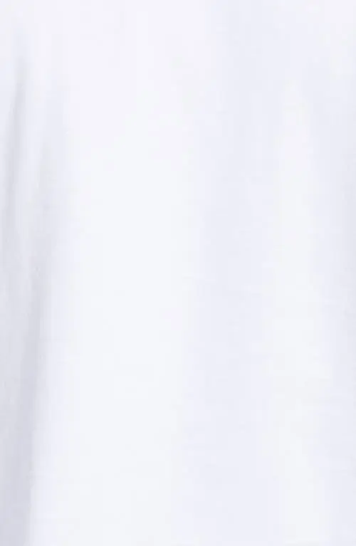 Vince Regular Fit Garment Dyed Cotton Polo - Optic White