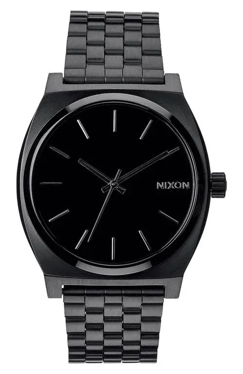 Nixon The Time Teller Bracelet Watch - Black/black