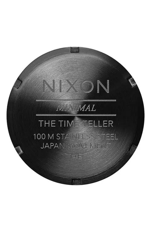 Nixon The Time Teller Bracelet Watch - Black/black