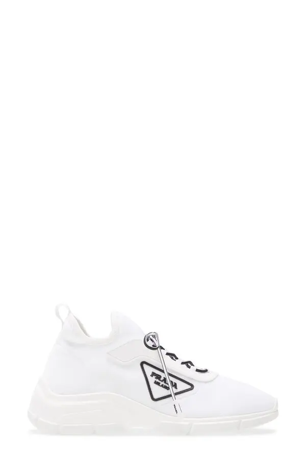 Prada Updated Xy Lace-Up Sneakers - White | Editorialist