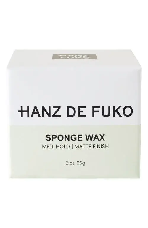 HANZ DE FUKO Sponge Wax