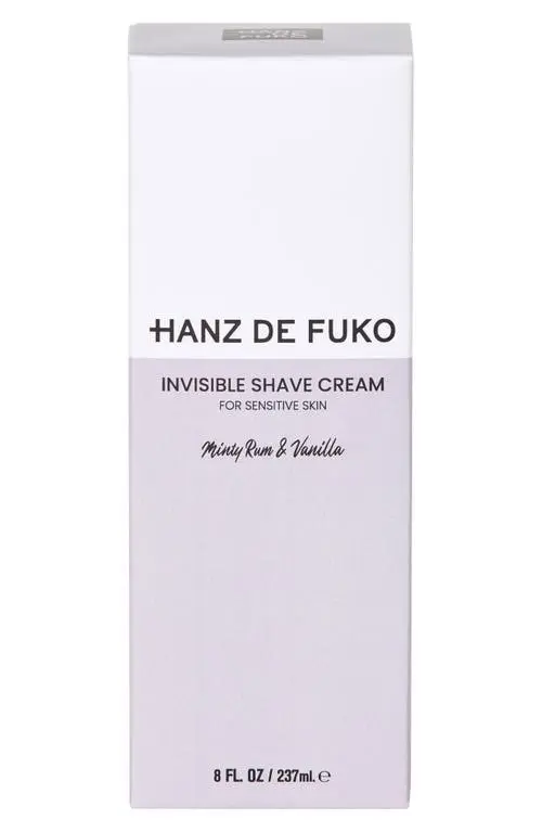 HANZ DE FUKO Invisible Shave Cream